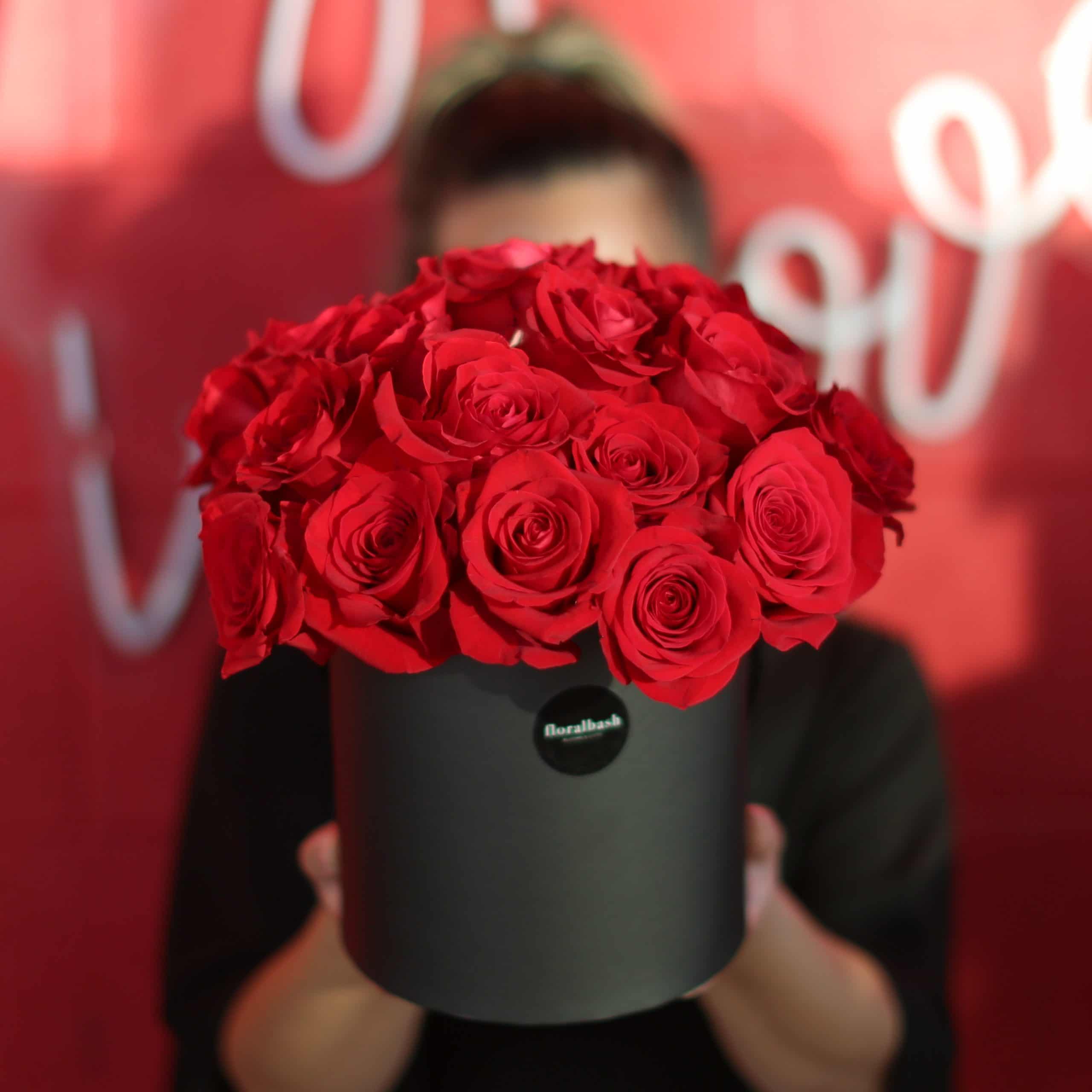 Luxury Red Roses Flower Box Toronto & GTA • FloralBASH